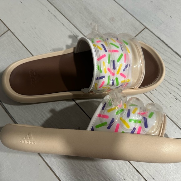 adidas | Shoes | Adidas Womens Sandals Colorful Sprinkle Design | Poshmark